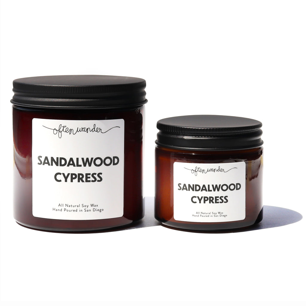 Sandalwood Cypress | Signature Candle – Often Wander